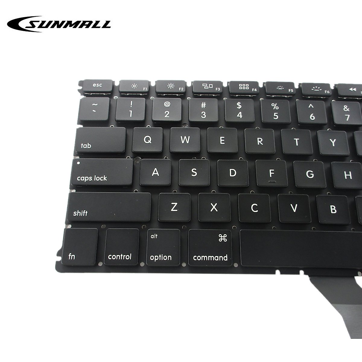 SUNMALL A1466 Keyboard Keyboard Replacement Compatible with Apple MacBook Air 13" A1369 (2011) A1466 (2012-2015) MJVE2LL/A MD760LL/A MC965LL/A MD231LL/A MJVG2LL/A Series Laptop Keyboard