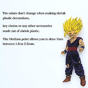 Uni Paint Marker Poster Color 17 Marking Pen Medium Point PC-5M 15 Standard & Gold, Silver Set With Original Stylus Ballpoint Touch Pen