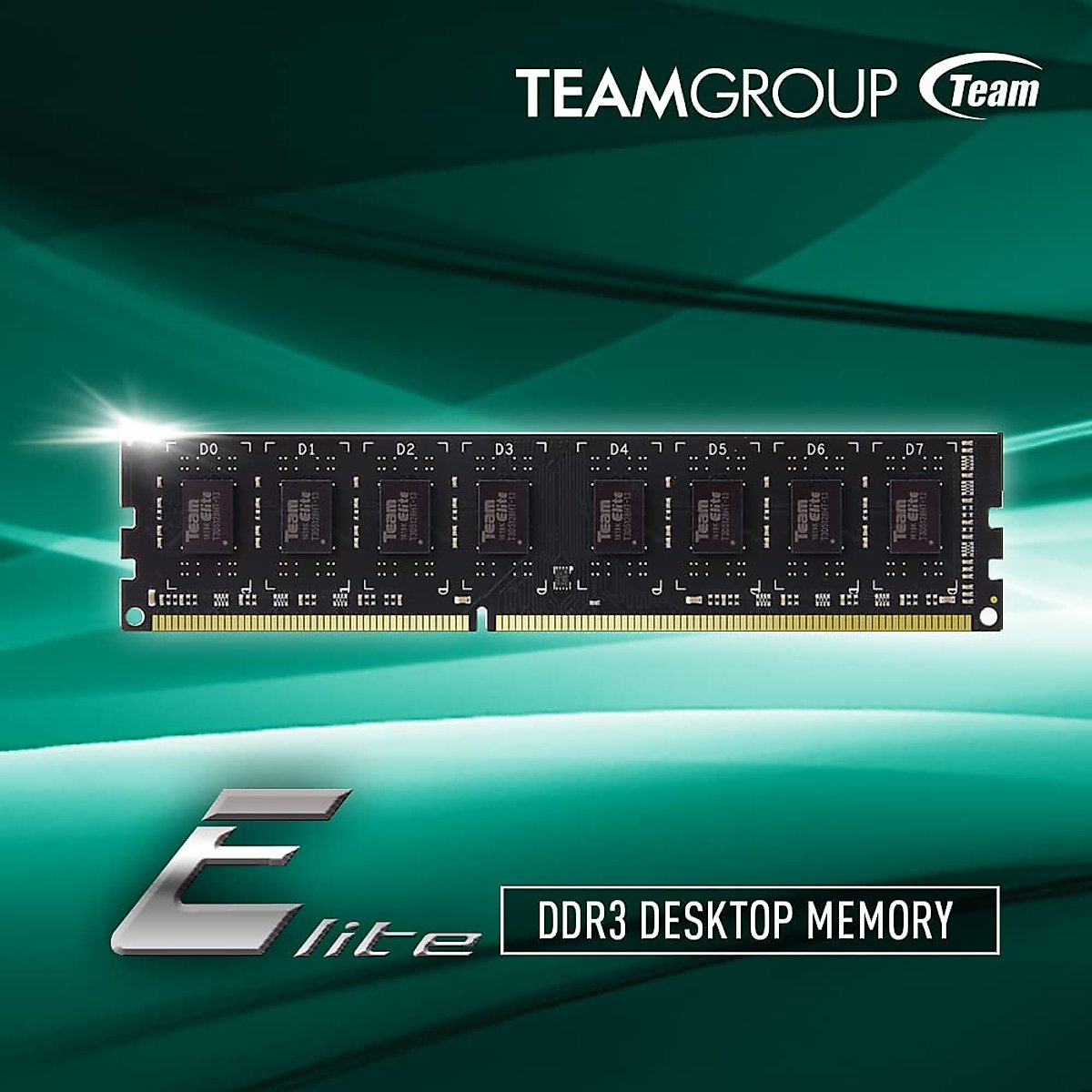 TEAMGROUP Elite DDR3 16GB Kit (2x8GB) 1600MHz (PC3-12800) CL11 Unbuffered Non-ECC 1.5V UDIMM 240 Pin PC Computer Desktop Memory Module Ram Upgrade - TED316G1600C11DC01