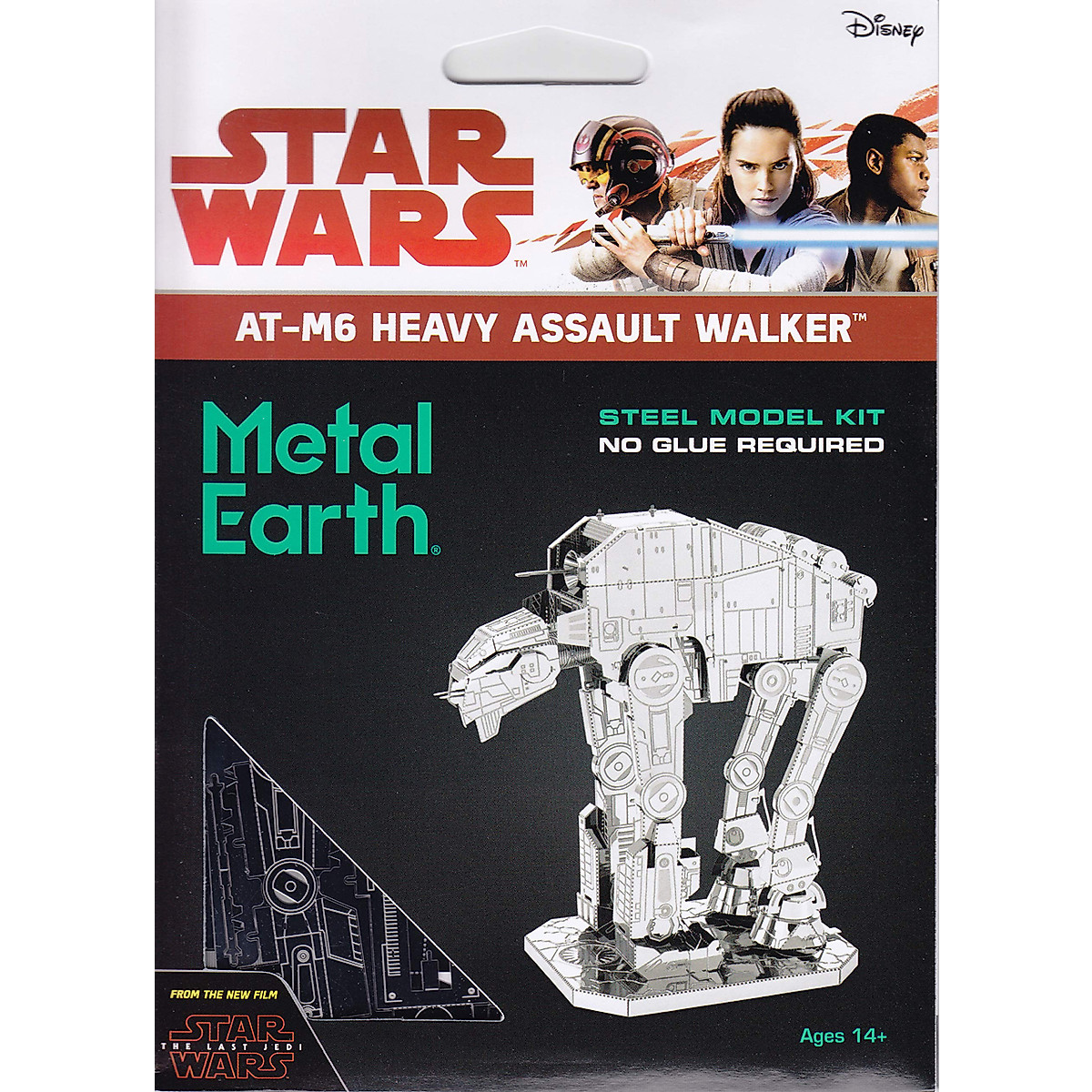 Fascinations Metal Earth Star Wars The Last Jedi at-M6 Heavy Assault Walker 3D Metal Model Kit