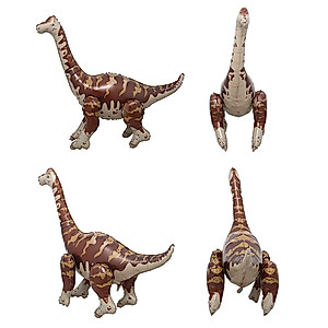 Self standing 4D Giant Dinosaur whale Spider scorpion Party Foil Balloon Helium Tyrannosaurus dragon birthday deco party supplies boy kids cartoon toys (4D Medium Brachiosaurus)