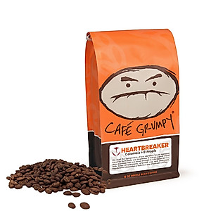 Café Grumpy Coffee - Heartbreaker Blend, 12oz Bag, Medium Roast, Drip, French Press, Pour Over, Cold Brew (Whole Beans)