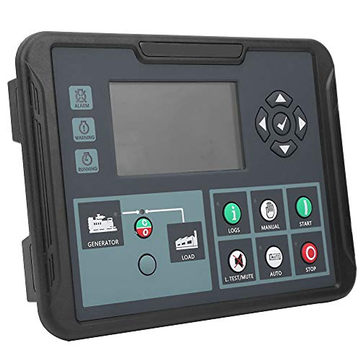 Generator Set Controller, Durable Engine Generator Controller, Plastic Accurate Power Display for Generator Generator Power Measurement Power Protection