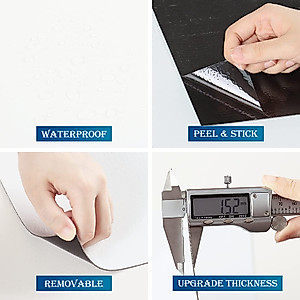 FunStick Peel and Stick Floor Tile Waterproof 12x12 In White Vinyl Flooring Peel and Stick Flooring for Bathroom Stick on Floor Tiles Removable Sticky Tiles for Kitchen Bedroom Laminate Flooring 5 Pcs