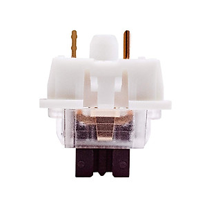 Outemu (Gaote Brown Switches 20 Pack, 3-Pin Tactile 50gf Dustproof RGB Key Switches - Gateron and Cherry MX Equivalent DIY Replaceable for Mechanical Gaming Keyboard