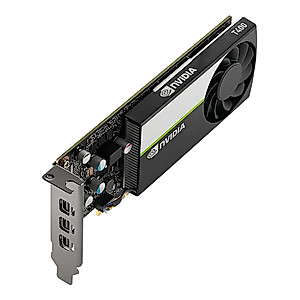 PNY NVIDIA T400 Professional Graphic Card 2GB GDDR6 PCI Express 3.0 x16, Single Slot, 3x Mini-DisplayPort, 8K Support, Ultra-quiet active fan