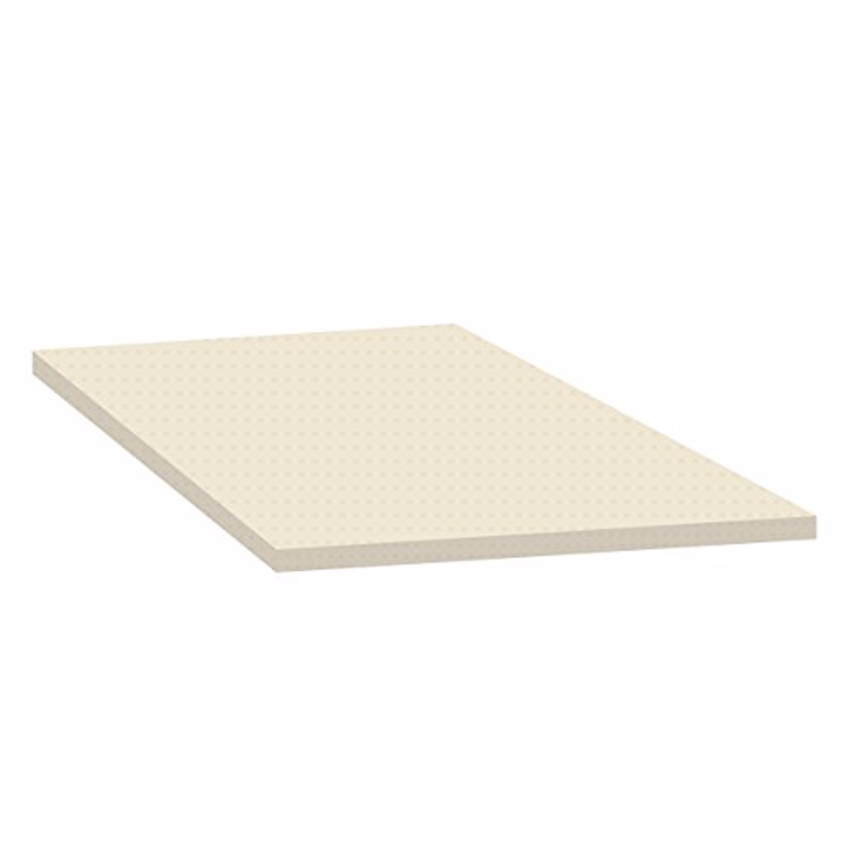 Continental Sleep 2-Inch Foam Topper,Adds Comfort to Mattress, CertiPUR-US Certified, Full, Off White