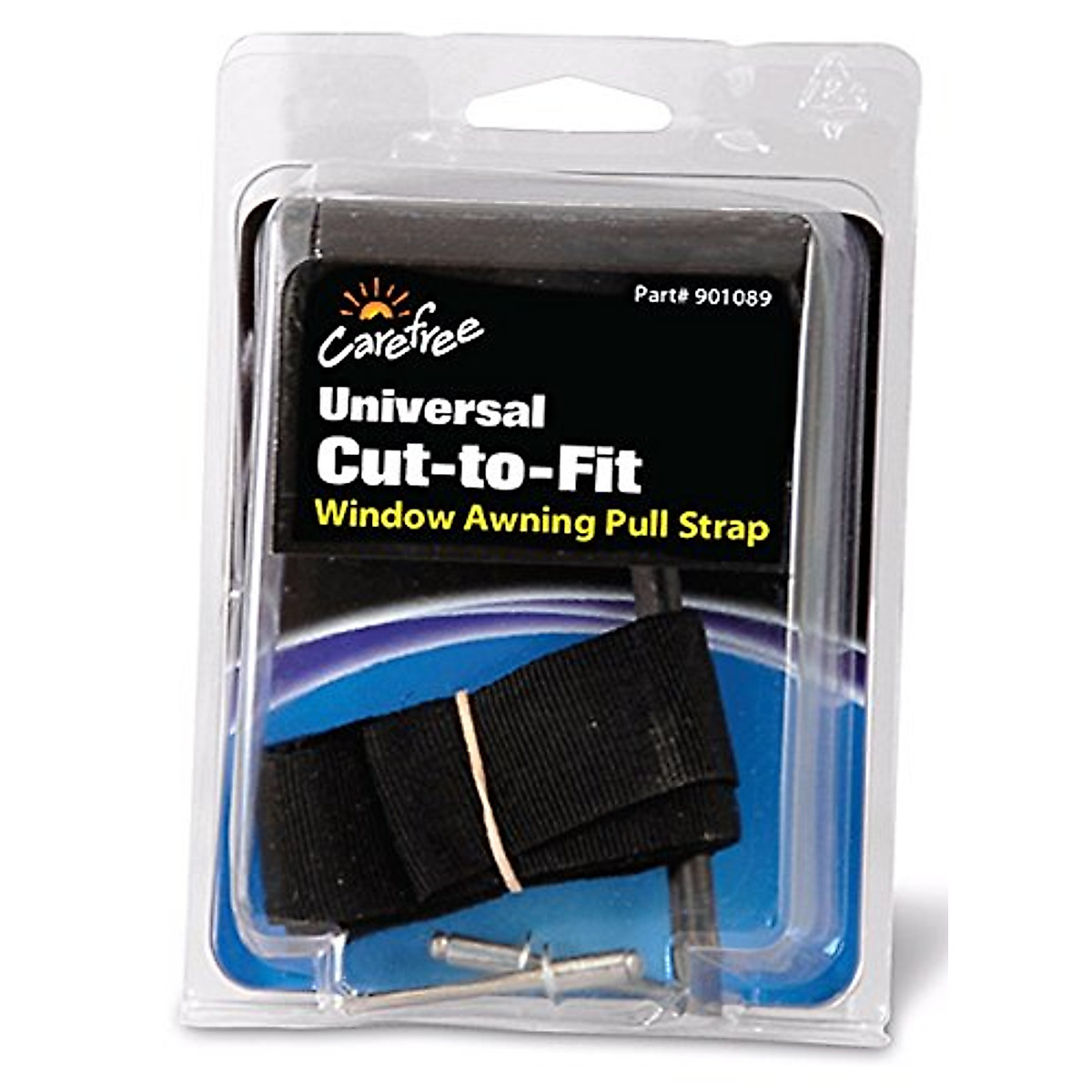 Carefree 901089 Black 31" RV Awning Replacement Pull Strap Cut-to-Fit