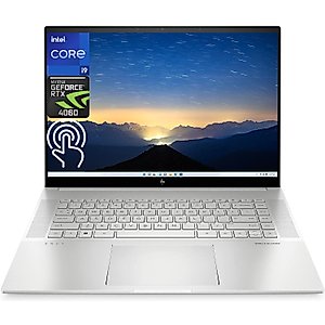 HP 2023 Newest Envy Laptop, 16" WQXGA Touch-Screen, Intel Core i9 13900H up to 5.4GHz, NVIDIA GeForce RTX 4060, 64GB DDR5 RAM, 2TB SSD, Wi-Fi 6E, Bluetooth, Backlit Keyboard, Windows 11 Home