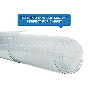 Mount-It! Clear Chair Mat for Carpet