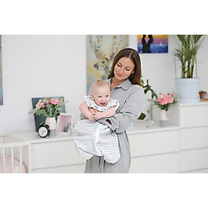 Baby Sleeping Bag Sack – Infant Sleeping Bags - Pure Cotton Wearable Blanket Baby Sleep Bag – Unisex Zip Up Baby Bag for Boys and Girls (Grey Clouds, 6-12 Months)