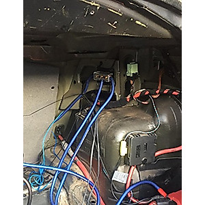 InstallGear 4/8/10 AWG Gauge Power Distribution Block 4 Gauge in to (4) 8/10 Gauge Out | Fuse Block | Fuse Block for Auto, RV, Motorcycle, and Boat