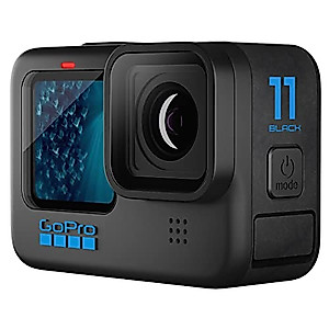 GoPro HERO11 Black Waterproof Action Camera Vlogging Volta 4900mAh Battery Grip with Built-in Tripod Legs