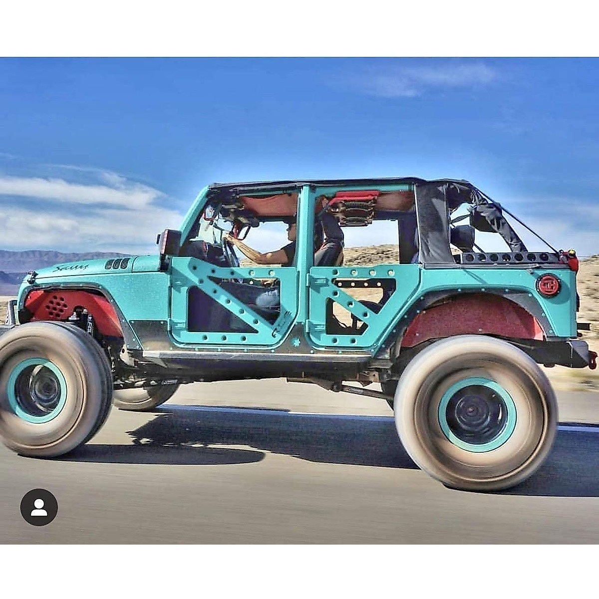 American Soundbar JK/JKU Wrangler Overhead Sound System Empty Enclosure | Jeep Roof Accessory, Enclosure for Speaker, Overhead Sound System Cover (Black)