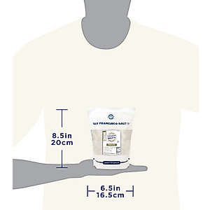 French Grey Sea Salt 2 lb. Bag Coarse Grain - Sel Gris by San Francisco Salt Company