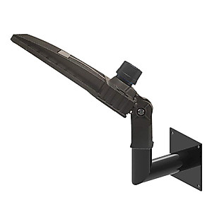 LEDMO 90 Degree Wall Mount Bracket for LED Parking Lot Light - L Shape Bracket Tenon Adaptor for Dusk to Dawn Outdoor Commercial LED Shoebox Area Lights with Photocell Street Lights Yard Light