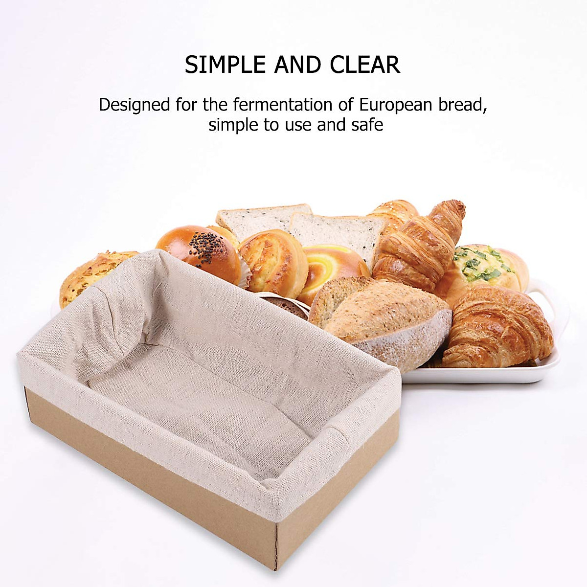 2pcs Bread Proofing Basket Cloth Covers Sourdough Bread Baking Supplies Basket Liners Home Kitchen Bakery