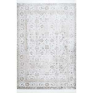 nuLOOM Elyse Vintage Floral Area Rug, 5' x 8', Ivory