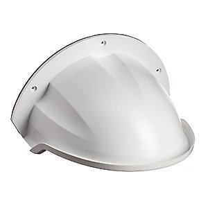 SDS DS-1250ZJ Universal Sun Rain Shade Survielance Camera Shield Cover for Nest/Ring/Dome/Bullert Outdoor Camera-1 Pack, White