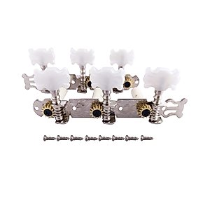 Ubrand A Plate Classical Guitar String Machine Heads Tuning Pegs Keys Tuners Set (2101-GDN02)