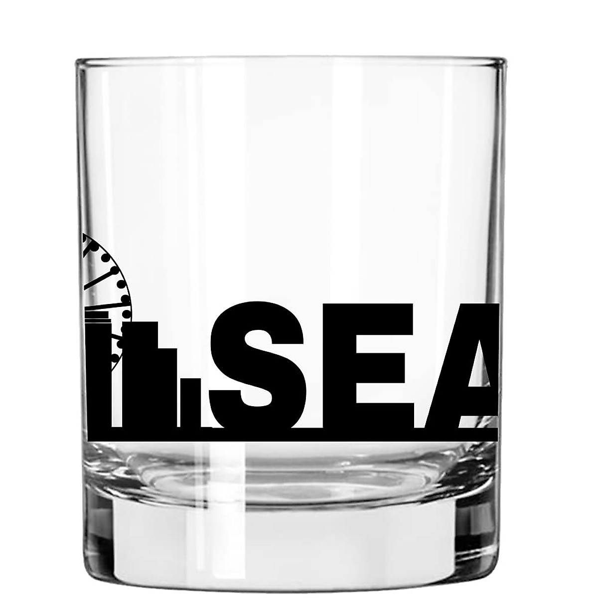 Toasted Tales - Seattle Skyline Cityscapes Whiskey Glass | Gift for Seattle City People | Old Fashioned Rocks Urban City Glasses | Seattle City Lovers Gift | American City Drinkwares Glasses (11 oz)