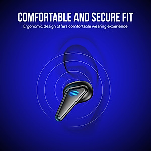 Dartwood True Wireless Gaming Earbuds - Ultra-Low Latency & Quick Bluetooth Pairing Earpods