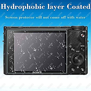 DSC-RX100M7 Screen Protector for Sony RX100 VII Digital Camera,ULBTER 0.3mm 9H Hardness Tempered Glass Cover Anti-Scrach Anti-Fingerprint Anti-Bubble Anti-Water Anti-Dust [3 Pack]