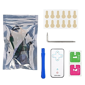 eXtremeRate PlayVital RGB LED Kit for Xbox Series X Console Fan Vent, 39 Effects DIY Decoration Accessories Flexible Tape Lights Strips Kit for Xbox Series X Console Fan with IR Remote