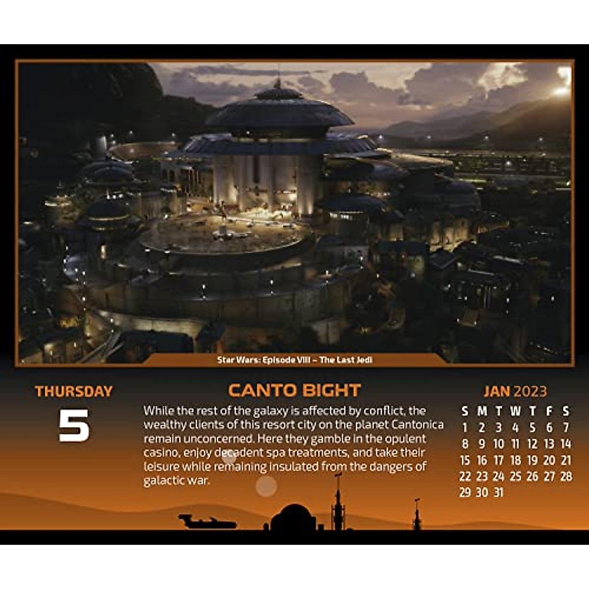 2023 Star Wars: Saga Day-at-a-Time Box Calendar