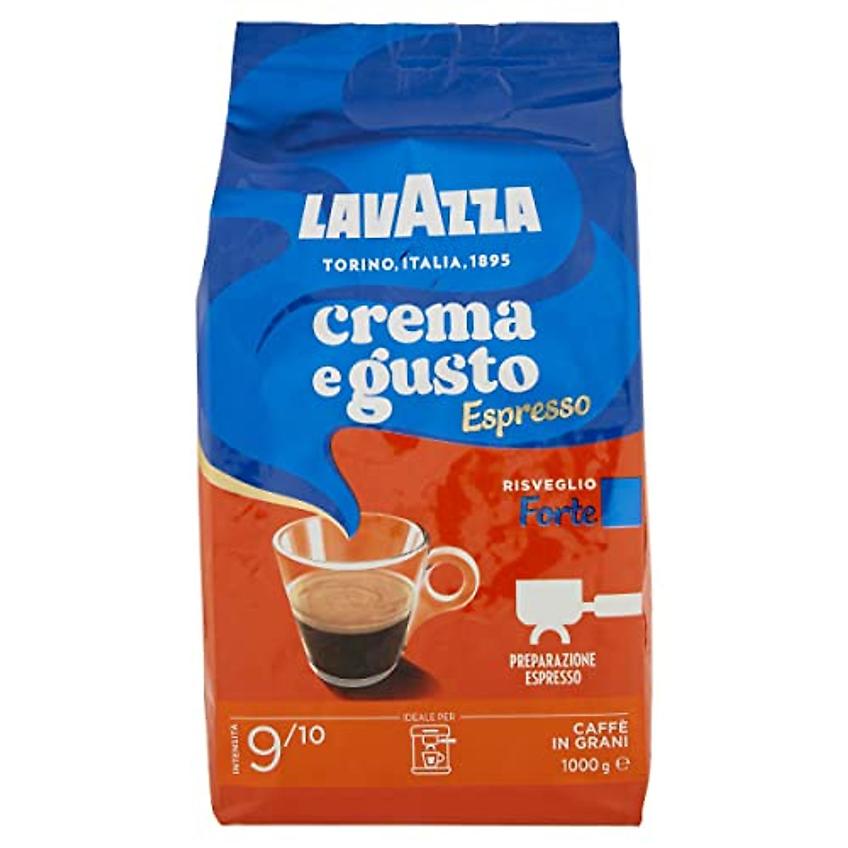 Lavazza Espresso Crema e Gusto 1000g Whole Beans