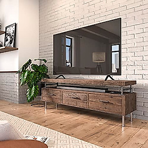 Richelieu Hardware 64217150155 5 15/16 in (150 mm) Round Furniture Leg with Levelling Glide, Satin Nickel