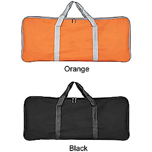 Rowzzi Portable BBQ Tool Storage Bag, Waterproof BBQ Tools Carry Bag, Oxford Fabric Grill Tool Carry Bag, Outdoor BBQ Grill Accessories Bag for Camping Picnic Trip (Black, 32)