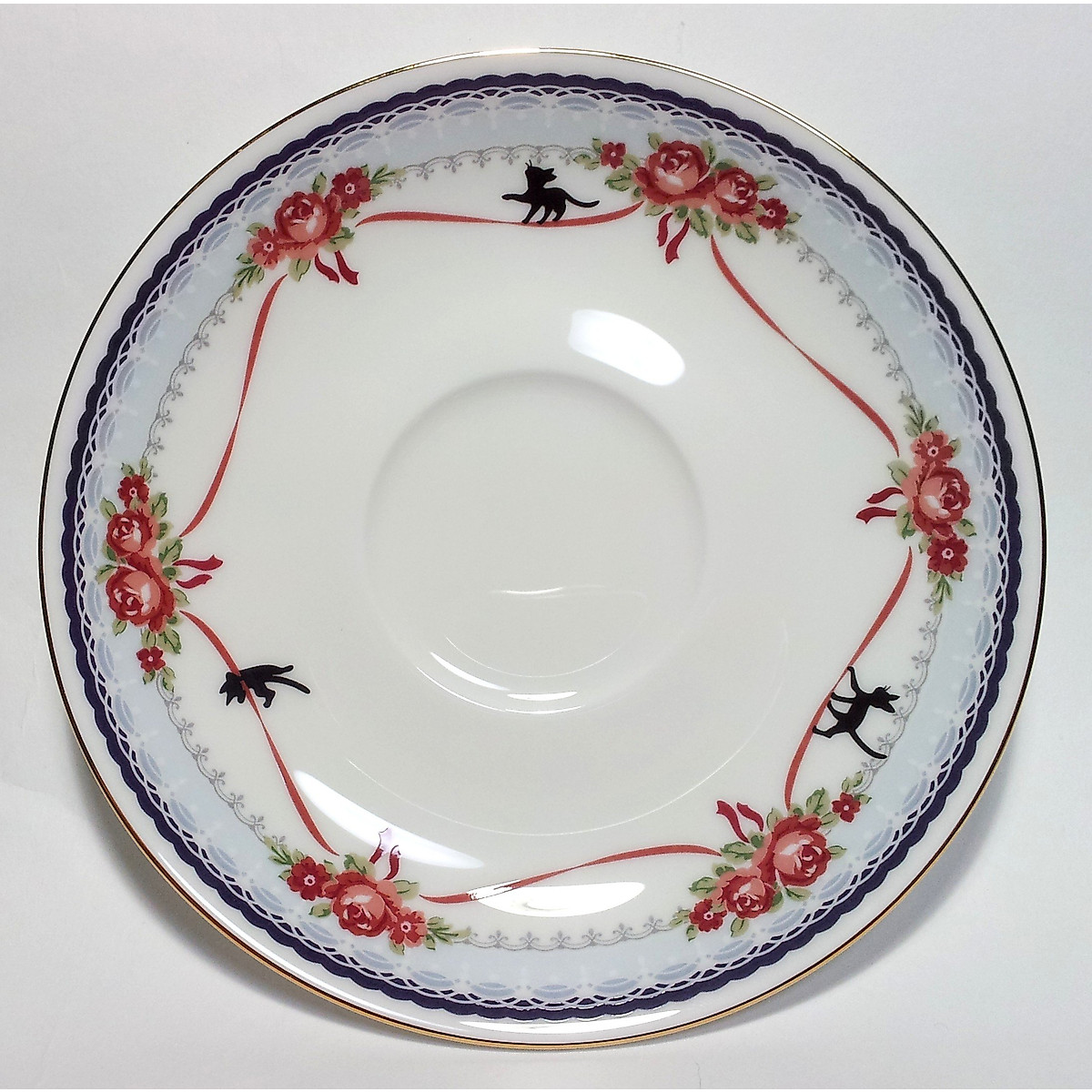 Noritake Kiki's Delivery Service JIJI Tea Cup Sorcerer Blue From Japan New