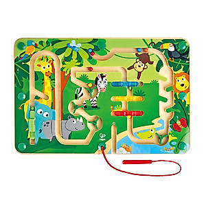 Hape Wooden Jungle Magnetic Maze