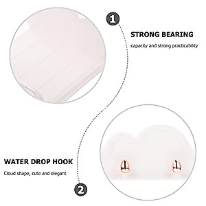 VALICLUD 1pc with Purse Kitchen Installation Non-Punch Holder Free Shelves Hanging Self Bathroom Adhesive Floating Clothes Multifunction Traceless Wallet Bedroom Punch-Free Household Shelf