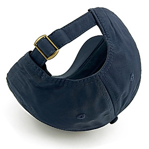 REDSHARKS mens Structured Short Bill Quick Dry Brim Trucker Baseball Dad Cap, Navy, X-Large