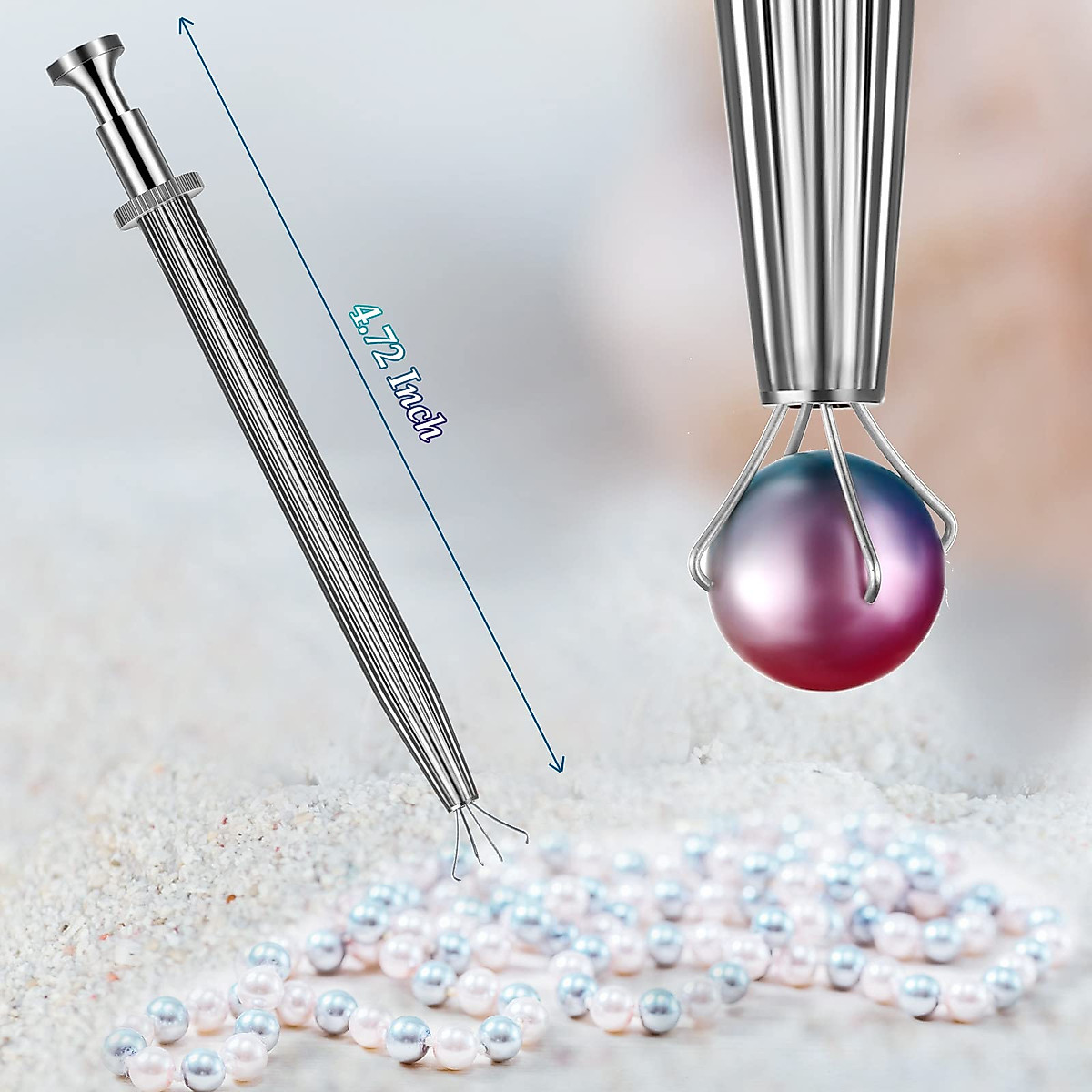 3 Pack Diamond Stone Jewelers Tools Holder Pick up Tool Stainless Steel Tweezers Diamond Claw Tweezers Parts Beads Diamond Gems Prong Tweezer Grabber Jewelry Locking Tweezers (Claw and Tweezers)