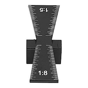 Dovetail Marker Aluminum Alloy Dovetail Gauge Woodworking Joints Marking Jig Ruler for Cork, Hardwood and Other Types of Wood (1:5 1:8)