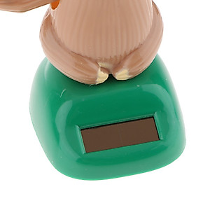 FRECI Solar Power Toy Dancing Figurine Home Car Dashboard Window Ornament Kids Toy - #2