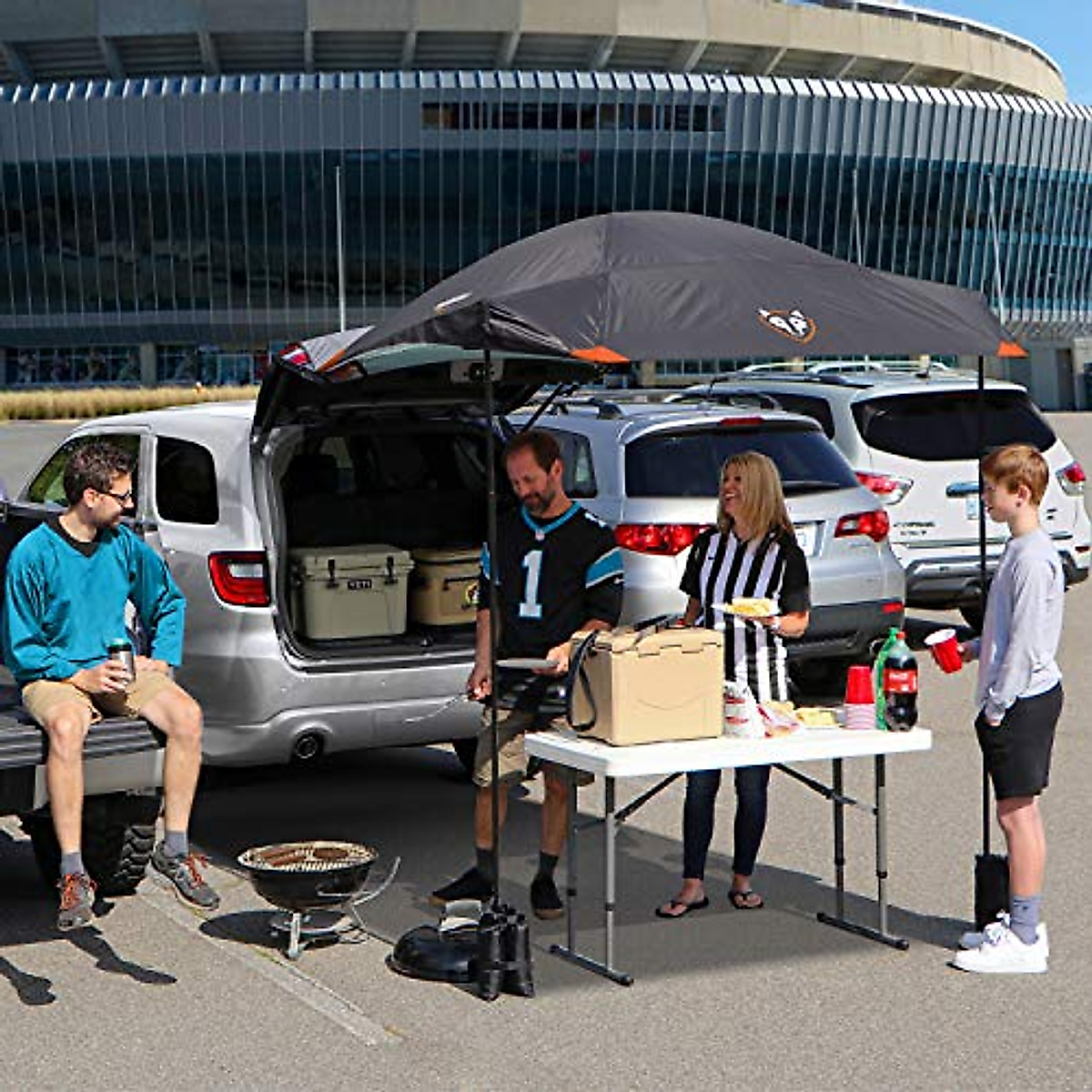 Rightline Gear Universal-Fit SUV Tailgate Portable Canopy Tent, 8 by 6 by 8.5 Feet