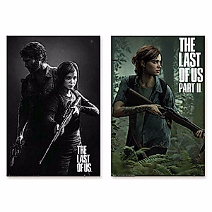POSTER STOP ONLINE The Last Of Us - Part I & II - Gaming Poster Set (Regular Styles/Game Covers - Version 2) (Size 24 x 36 each)