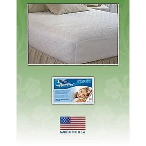 Ultima Waterbed Mattress Pad Fully Fitted Heavy Quilted Super Single