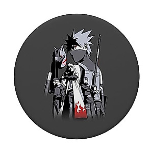 Naruto Shippuden Anime with Kakashi Hatake and Team 7 PopSockets Standard PopGrip