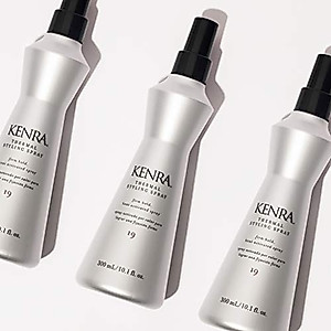 Kenra Thermal Styling Spray 19 | Heat Protection Spray | Firm Hold Heat-Activated Spray | Tames Frizz, Flyaways & Adds Shine | All Hair Types | 10 fl. Oz