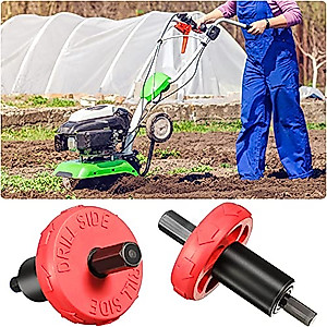 2 Pieces Electric Start Drill Bit Adapter, Engine Speed Starter Drill Bit Adapter with 2 Storage Bag for Trimmer, Garden Cultivator, Leaf Blower, Handheld Equipment
