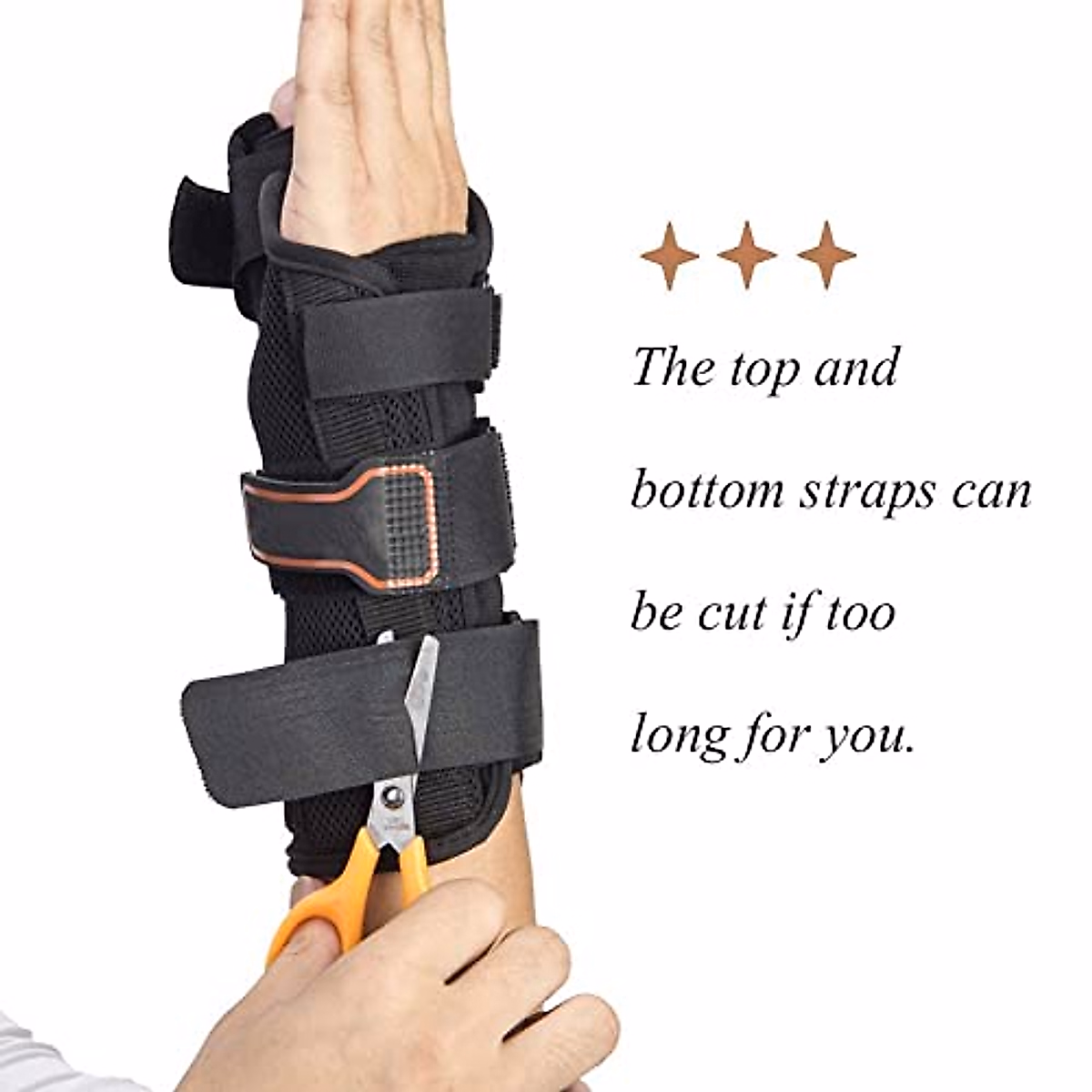 Wrist Brace & Thumb Spica Splint, for De Quervain's Tenosynovitis, Tendonitis, Carpal Tunnel & Arthritis Wrist Support Thumb Splint (Right Hand - Medium)