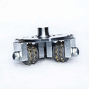 ACTINTOOL Single Plate Coating Removing Concrete Stone Texturing Bush Hammer Bit for Angle Grinder, Concrete Repair Patch Prepare Bushing Hammer Tool for Polisher