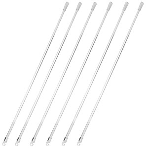 Cabilock Window Blinds Window Blinds Curtain Opener 6pcs Household Blind Wand Vertical Blind Rod Replacement Window Blind Stick Blind Supply Window Blind Tilt Wand White Curtains White Curtains