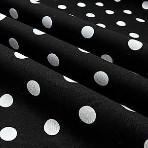 Premier Prints Polka Dot Black/White, Fabric by the Yard