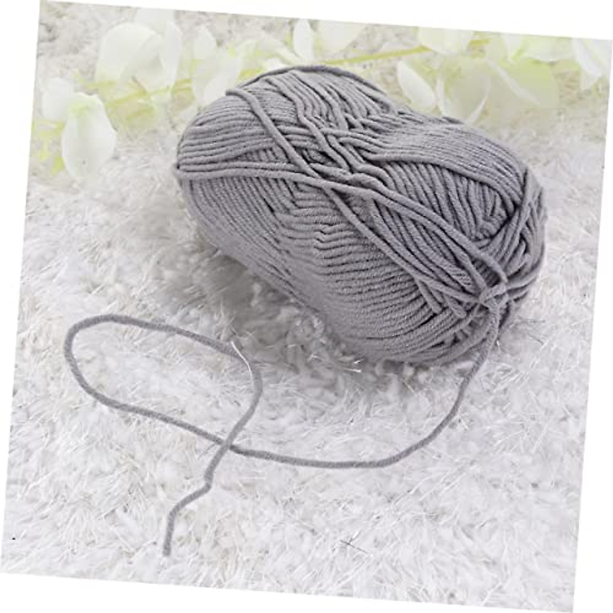 Fuzzy Yarn Cotton Line Blanket Yarn White Yarn Simple Doll Frosting Suite Dark Grey Knitting Yarn Cone Yarn Kit Fuzzy Yarn Knitting Yarn Cotton Yarn Acrylic Yarn Simply Soft Yarn